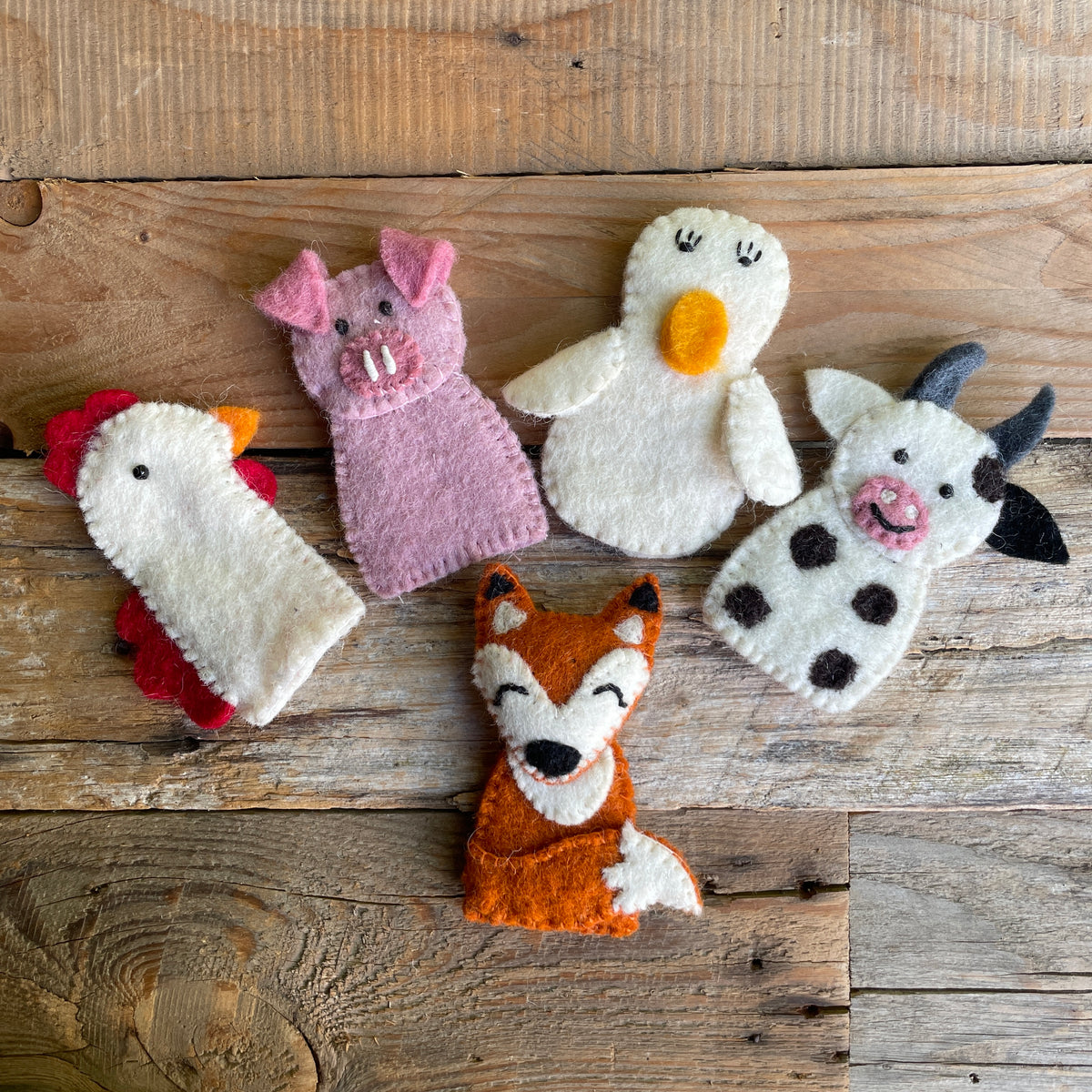 Farmyard - Finger Puppet Set – Sky Gypsies