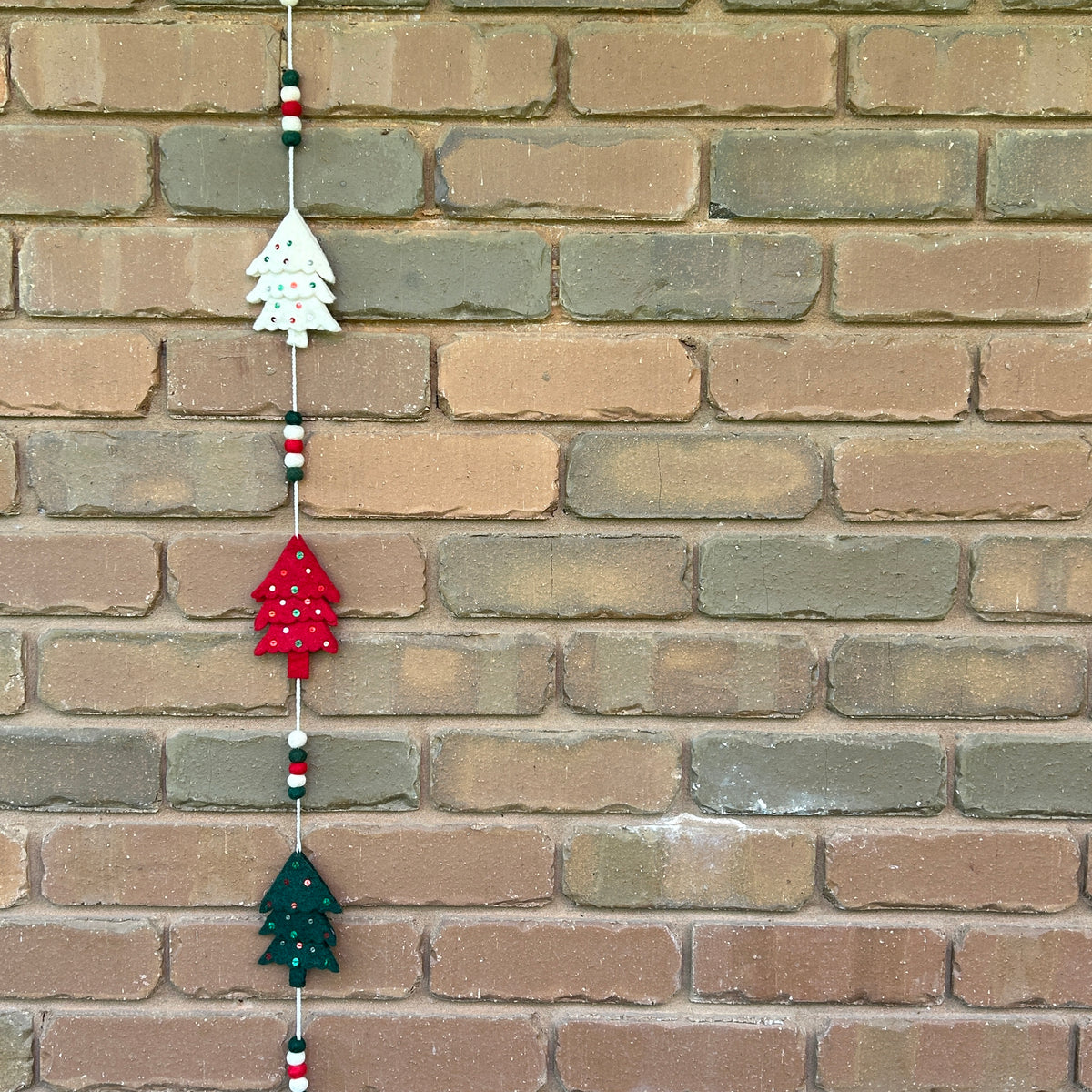 Felt Christmas Tree Hanging with Bell | Handmade Sky Gypsies